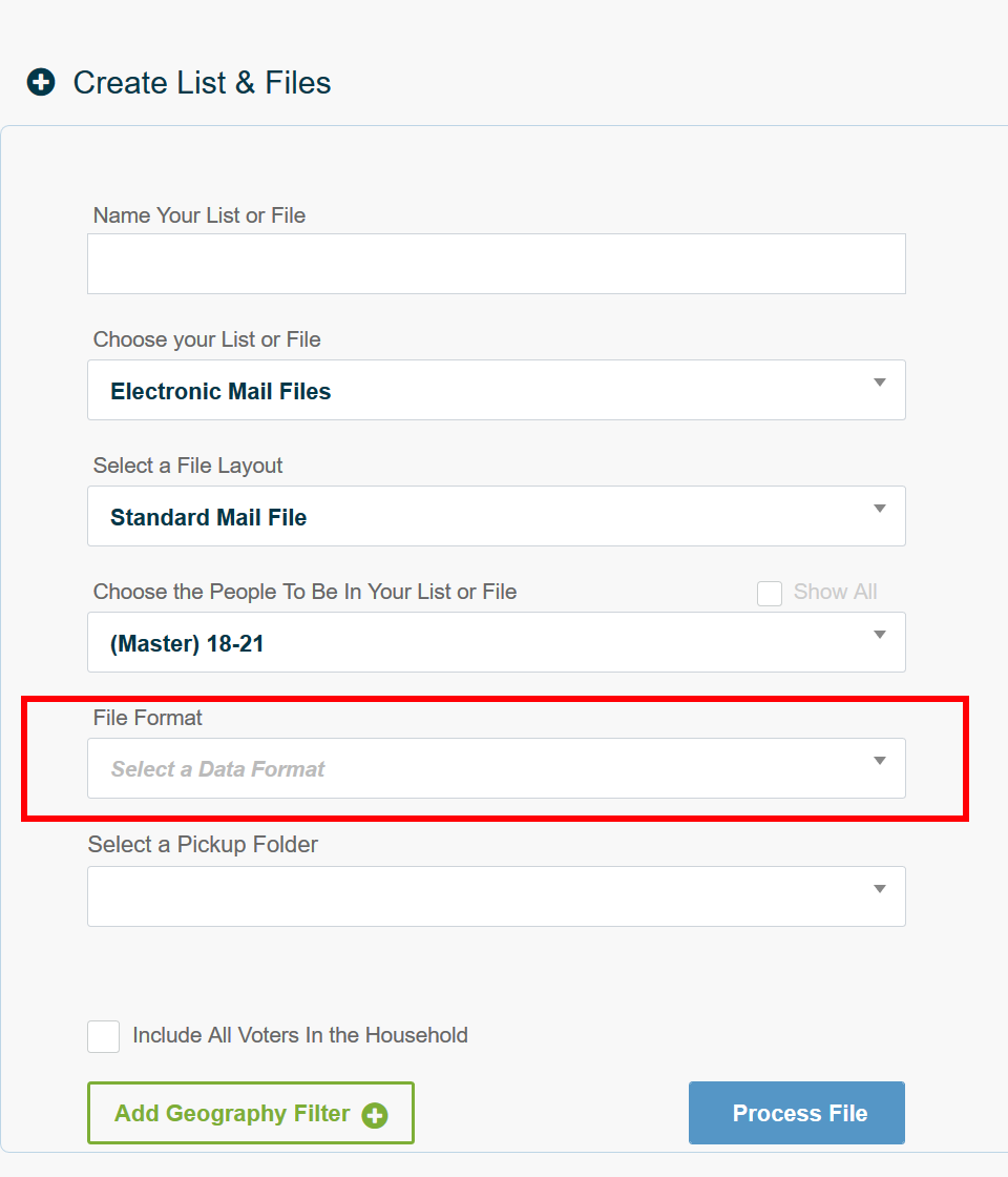Process Lists & Files – PDI Help Center