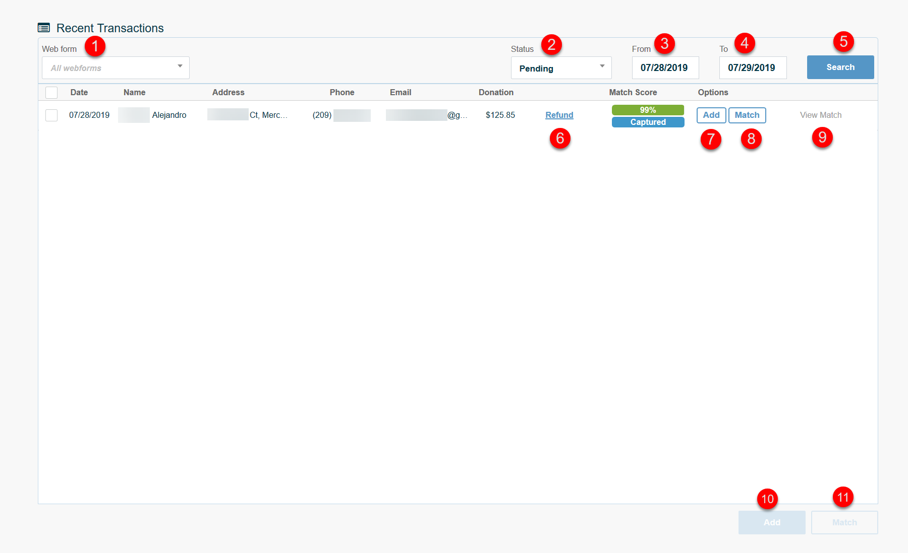 Manage Transactions – PDI Help Center