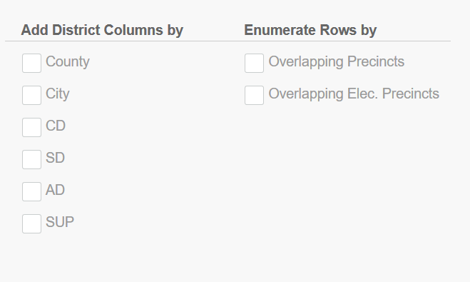 Voter File Count Reports – PDI Help Center